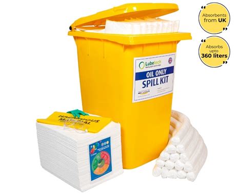 Spill Kits In Wheelie Bin Cost Effective Spill Response Solution