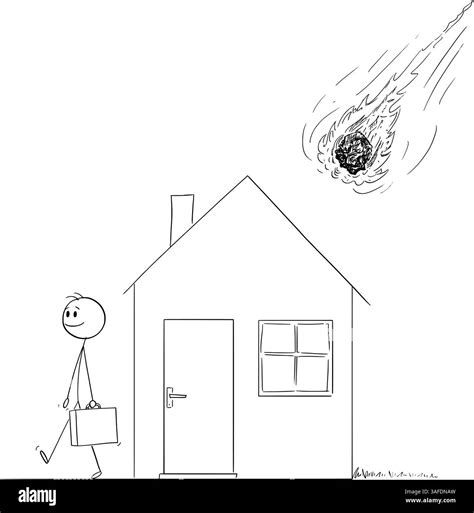 Meteorite Impact House Cut Out Stock Images And Pictures Alamy