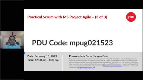 practical scrum using ms project agile 3 of 3