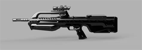 😇 Halo Infinite Battle Rifle・free Stl File For 3d Printing・cults