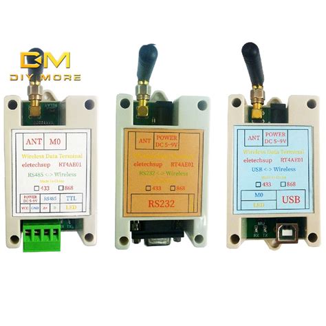DIYMORE MHz MHz Wireless Lora Data Transmission DTU RS RS Converter Long Distance