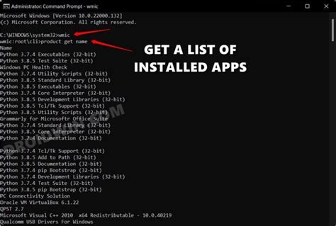 Uninstall Apps Via Command Prompt Cmd Or Powershell In Windows 11