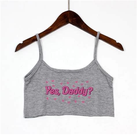 Yes Daddy Crop Top Sissy Dream Yes Daddy Crop Top Sissy Dream