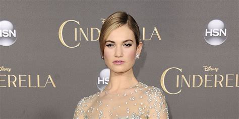 Lily James Looks Unrecognisable With A Red Curly Long Bob