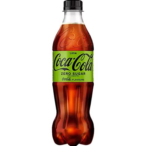 Coca Cola Lime Zero Sugar Soft Drink Lemonade Soda Bottles 500ml 16 9