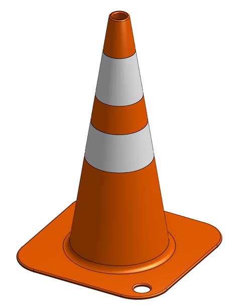 Traffic Cone Key Chain By Amirmakes Makerworld