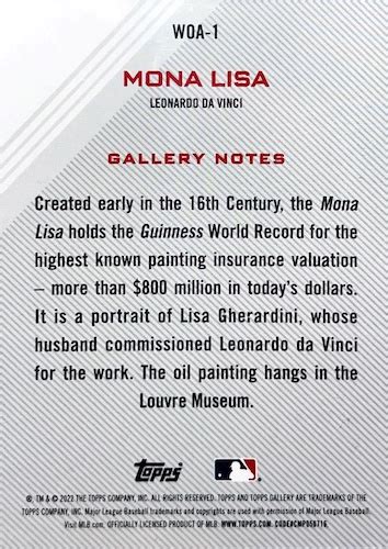 2022 Topps Gallery Baseball Checklist Set Info Box Odds Review