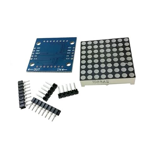 max7219 8x8 dot matrix module microcontroller module mcu led display