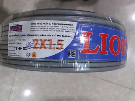 Dây Cáp Điện Lion Vvcm 2x15 CÔng Ty Tnhh Tmdv ThiẾt BỊ ĐiỆn TiẾn ThÀnh