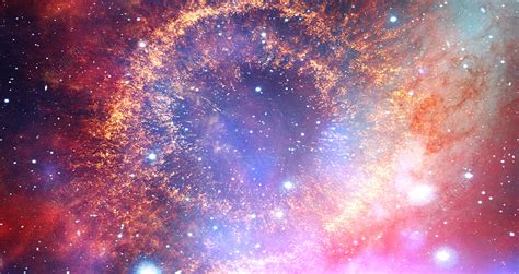 梦幻唯美璀璨星空星球海报banner背景免费下载 觅知网