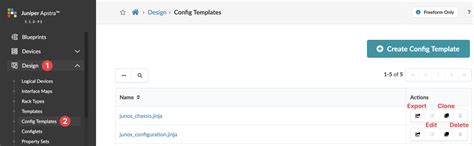 Config Templates Freeform Design Apstra 5 1 Juniper Networks