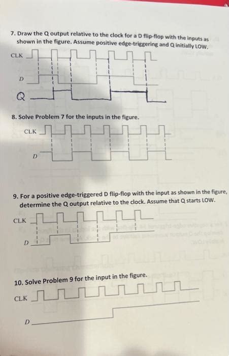 Solved Solve Problem 7 For The Inputs In The Figure I Will Chegg Com