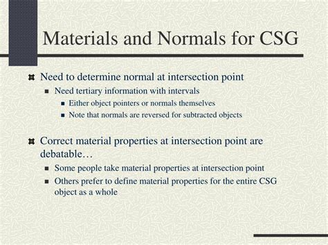 Ppt Csg And Raytracing Powerpoint Presentation Free Download Id852620