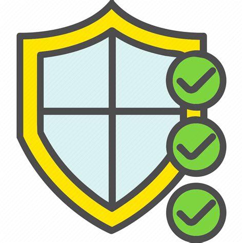 Check Protect Protection Safety Security Shield Icon Download On
