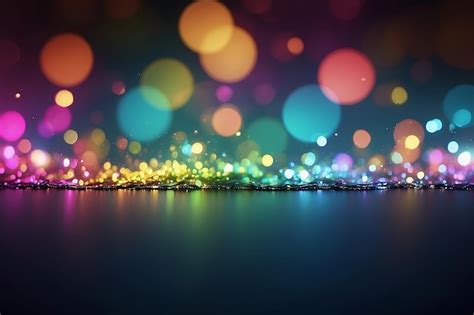 Premium Photo Abstract Bokeh Background