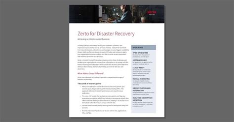 Learn About Zerto Hpes Disaster Recovery Solutions Pc Solutions Net Posted On The Topic