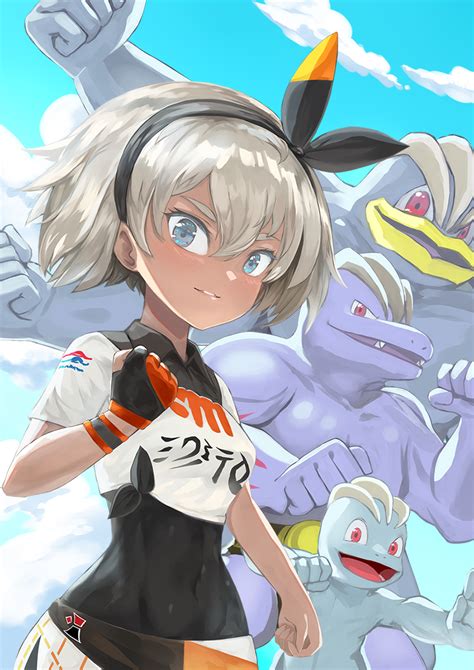 Bea Machamp Machoke And Machop Pokemon And 3 More Drawn By Mg42cat