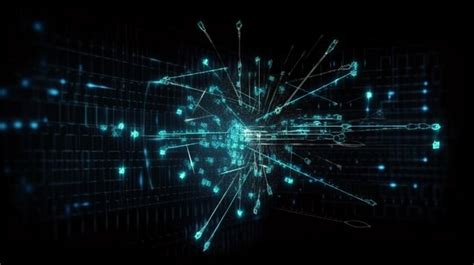 Premium Photo Abstract Digital Globe With Hud Interface On Dark Backgroundgenerative Ai