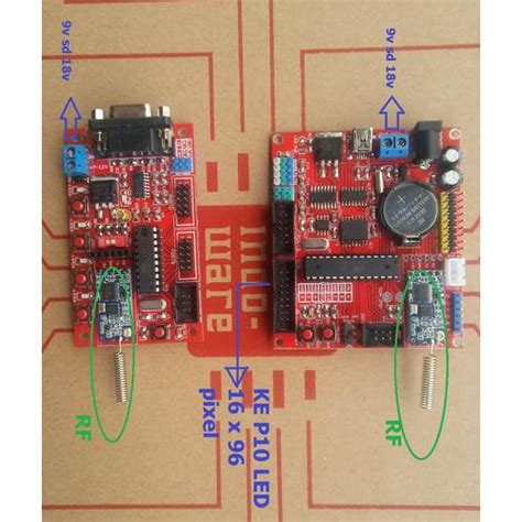 Jual Control Stopwatch Counter Down Dan Jam Digital Untuk P10 Led Remote Rf Kota Semarang
