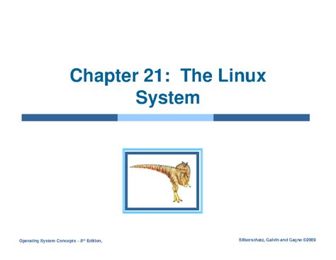 Unit 5 Os Notes Unit 5 Chapter 21 The Linuxchapter 21 The Linux System Operating System