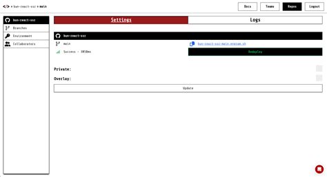 Tutorial Deploy A React Server Side Rendered Application Using Bun On Engram Devtails