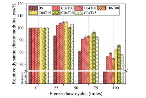 Relative Dynamic Elastic Modulus Of Cement Based Composites Under