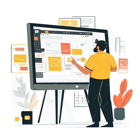 A Visual Of A Uiux Designer Creating An Interactive Prototype For A New