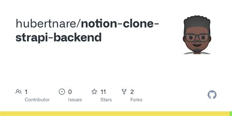 github hubertnare notion clone strapi backend