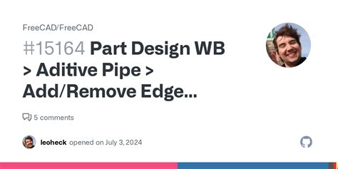 Part Design Wb Aditive Pipe Remove Edge Button Does Not Work