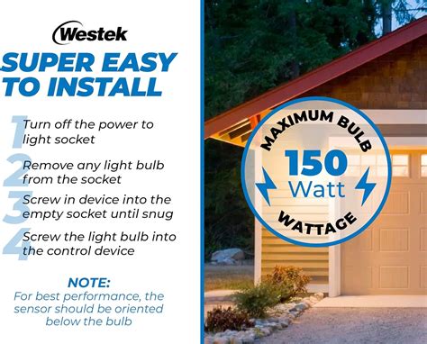 Westek Outdoor Motion Sensor Light Adapter