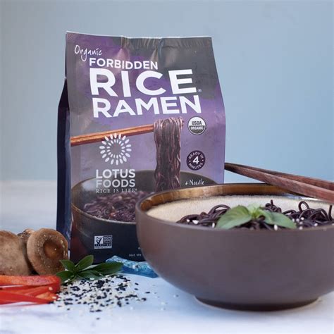 Lotus Foods Organic Forbidden Rice Ramen 10oz Terra Powders