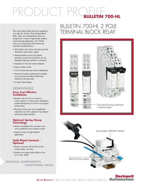 Pdf Ab 700 Hl 2 Pole Terminal Block Relay Dokumen Tips