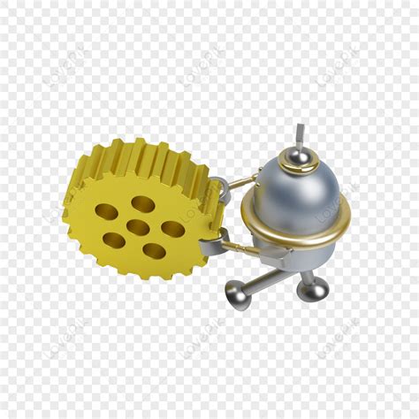 로봇 홀딩 기어 Png 일러스트 무료 다운로드 Lovepik