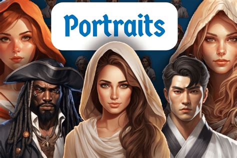 Portraits Mega Pack 435 Png 2d Characters Unity Asset Store