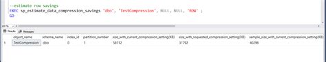 When To Use Row Or Page Compression In Sql Server Thomas Larock