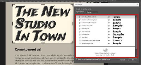 how do i identify a font in photoshop