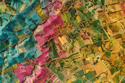 Map Of Agricultural Fields Made With Lidar Technology Gis Product Made From Aerial Data From A