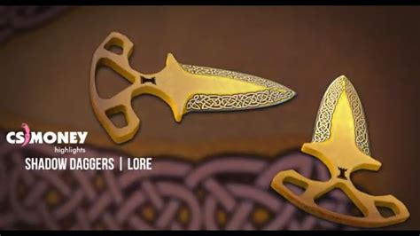 Csgo Shadow Daggers Lore Youtube