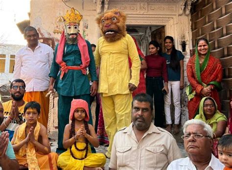 भगवान नृसिंह जयंती जिले भर में मनाया भगवान नृसिंह का प्राकट्योत्सव लीला मंचन में गूंजी जय