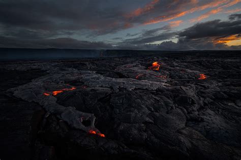 From A Volcano Lava Wallpaper