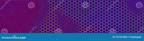 Abstract Panoramic Colorful Halftone Wide Background Panorama Modern