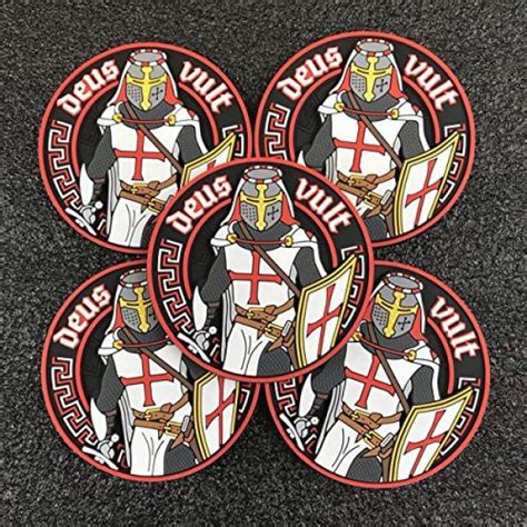 M Tac Deus Vult Crusader Pvc 3d Morale Patch Military And Tactical Army
