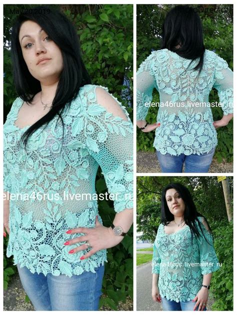 Пин на доске Кофточки маечки топики крючком Одежда для женщин Кружевная одежда Модели