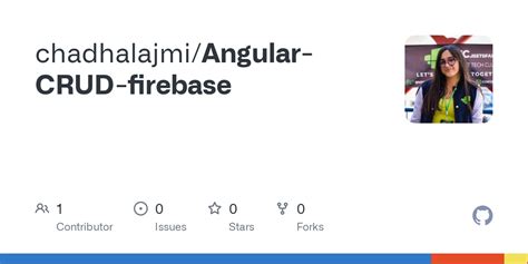 github chadhalajmi angular crud firebase