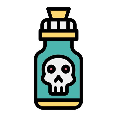 Poison Vector Icon Design Illustration Premium Vector