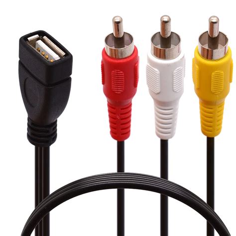 Tomost Cavo Da Usb A 3 Rca Con Attacco Da Usb 2 0 Femmina A 3