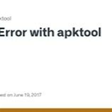 Stream Apktool Framework 1apk A Common Error And Its Solution From