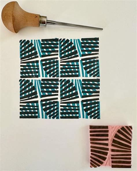 Hand Carved Stamps For Carve December 2 Inch Rubber Stamp Design 2