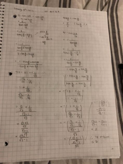 [grade 12 Trig] I Just Want To Know If My Solution Is Right R Homeworkhelp
