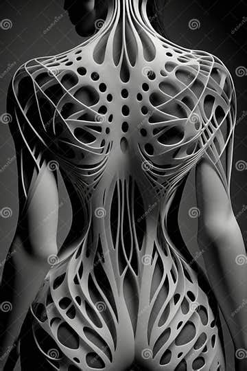 Parametric Pattern For A Full Human Body Shape And Curves Generative
